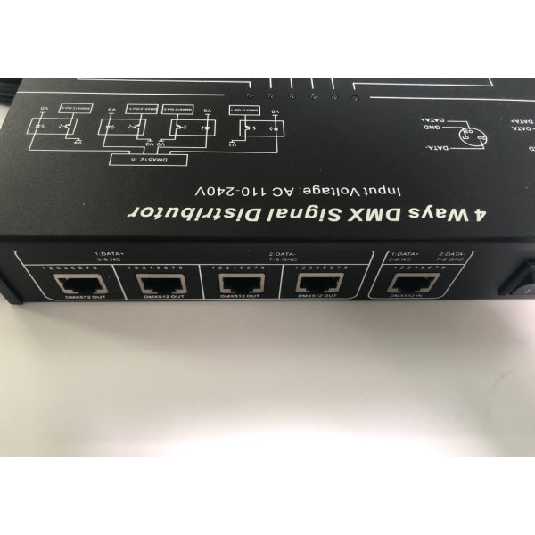 DMX512 Signal Amplier-4Ways DMX512 Signal Splitter|Greeled
