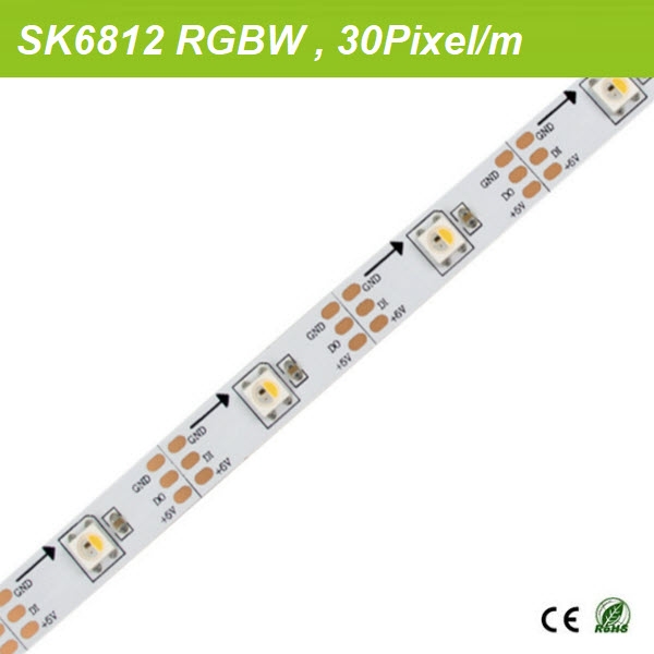 SK6812 RGBW(4in1) Individually Pixel addressable led tape|Greeled