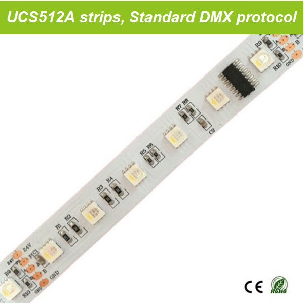 DMX512 led tape, UCS512A flexible strips,RGBW|Greeled