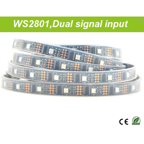 Digital led ribbon light-WS2801 addressable Pixel led tape|Greeled