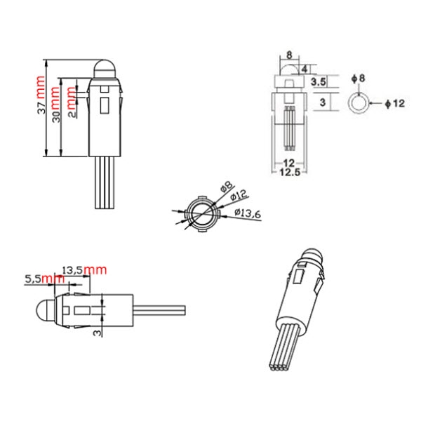 WS2811 RGB digitale Pixels addressierbare LED (5V)|Greeled